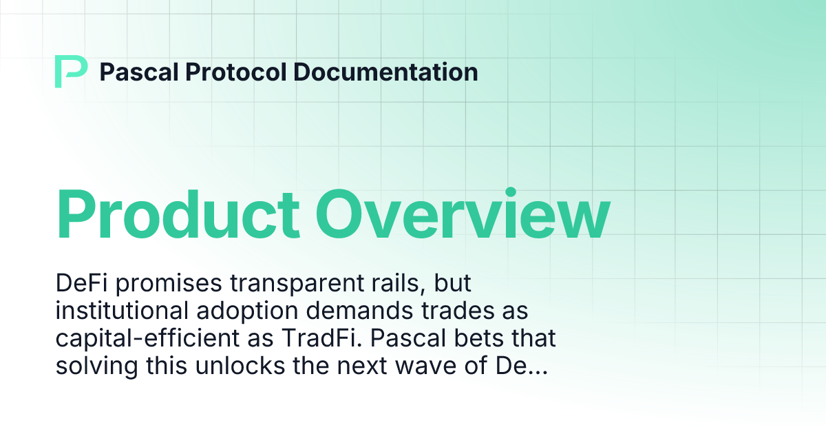 Product Overview | Pascal Protocol Documentation